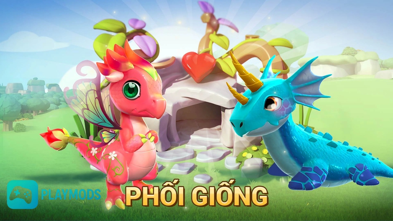 Tải Dragon Mania Legends Hack (Full Kim Cương, Tiền) v9.0.0n APK