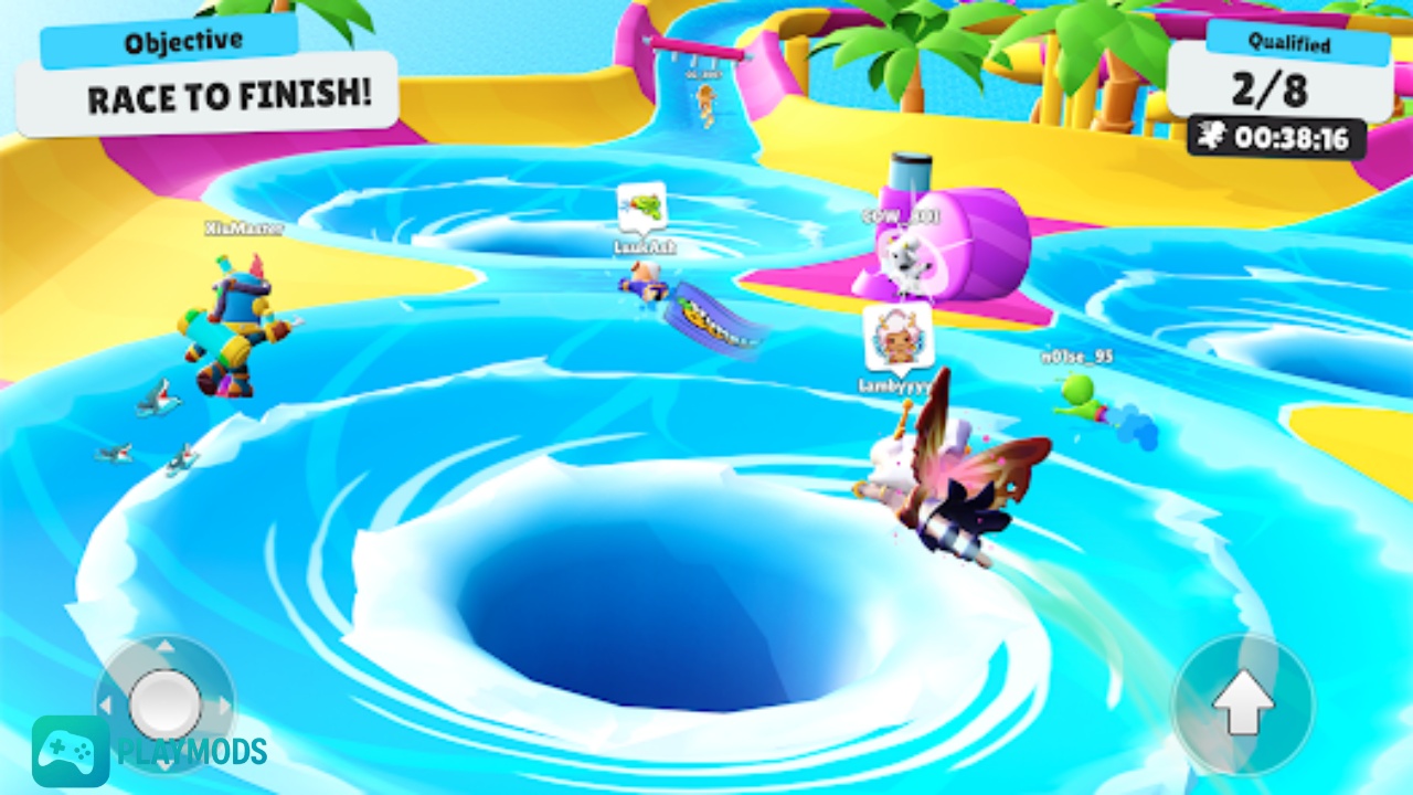 Tải Stumble Guys MOD Hack.boats (Menu, Full Skin, Bất Tử) v0.98