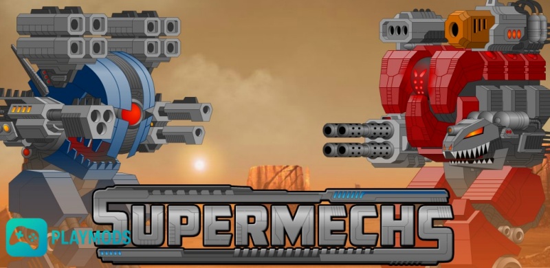 Tải Hack Super Mechs (Full Kim Cương, Tiền, Tokens) v7.628.4